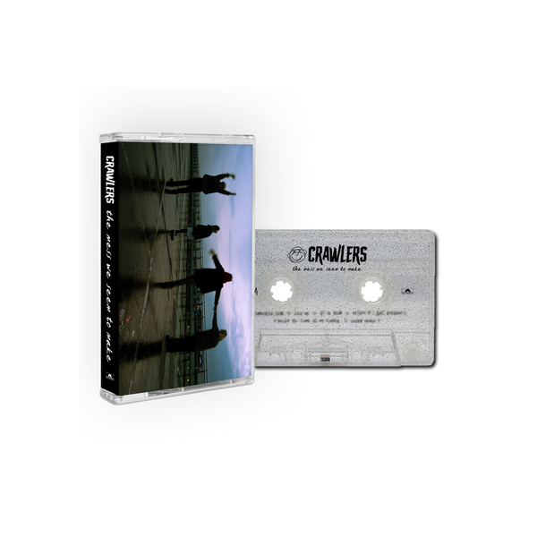 The Mess We Seem To Make Silver Glitter Cassette - CRAWLERS THE ...