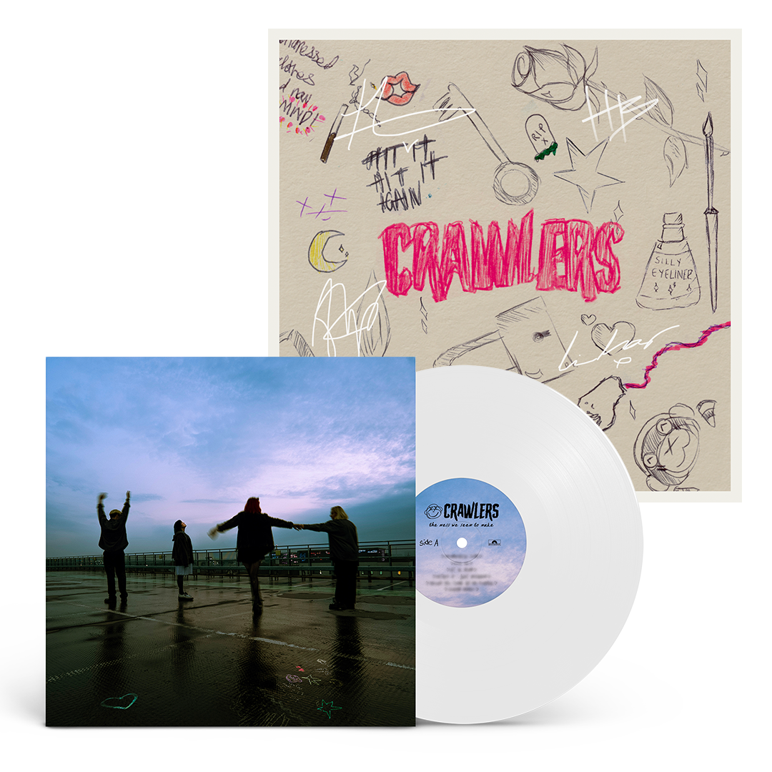 The Mess We Seem To Make White Vinyl + Signed Artcard - CRAWLERS THE ...