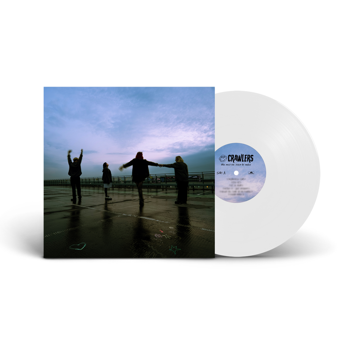 The Mess We Seem To Make White Vinyl + Signed Artcard - CRAWLERS THE ...